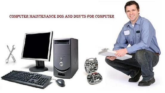 Computer Maintenance - Dos And Donts For Your Computer